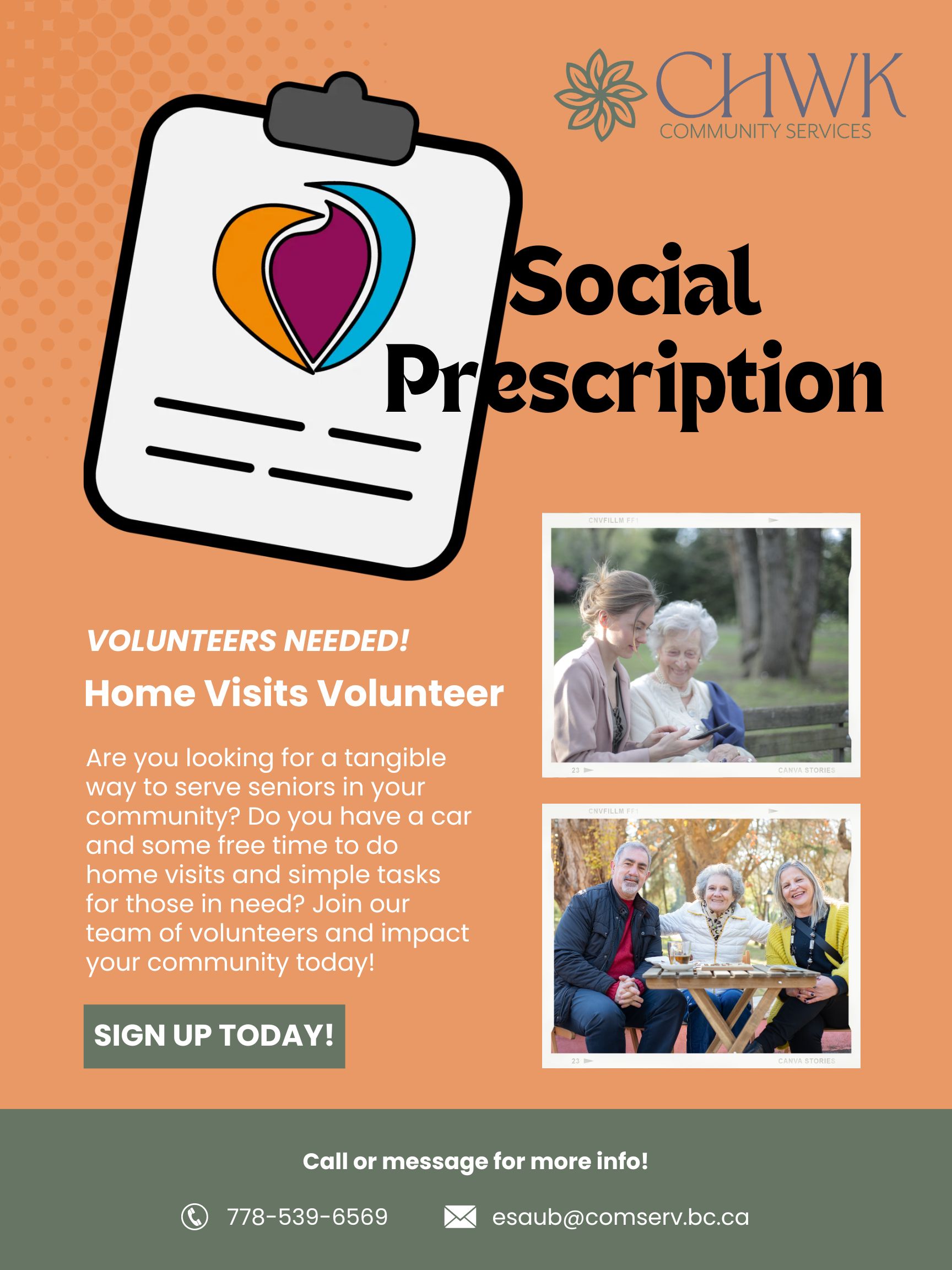 Social Prescription – Chilliwack Community Services